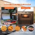 16" x 14.5" x 3/8" Pre-Seasoned Carbon Steel Pizza Steel Plate for Oven ...