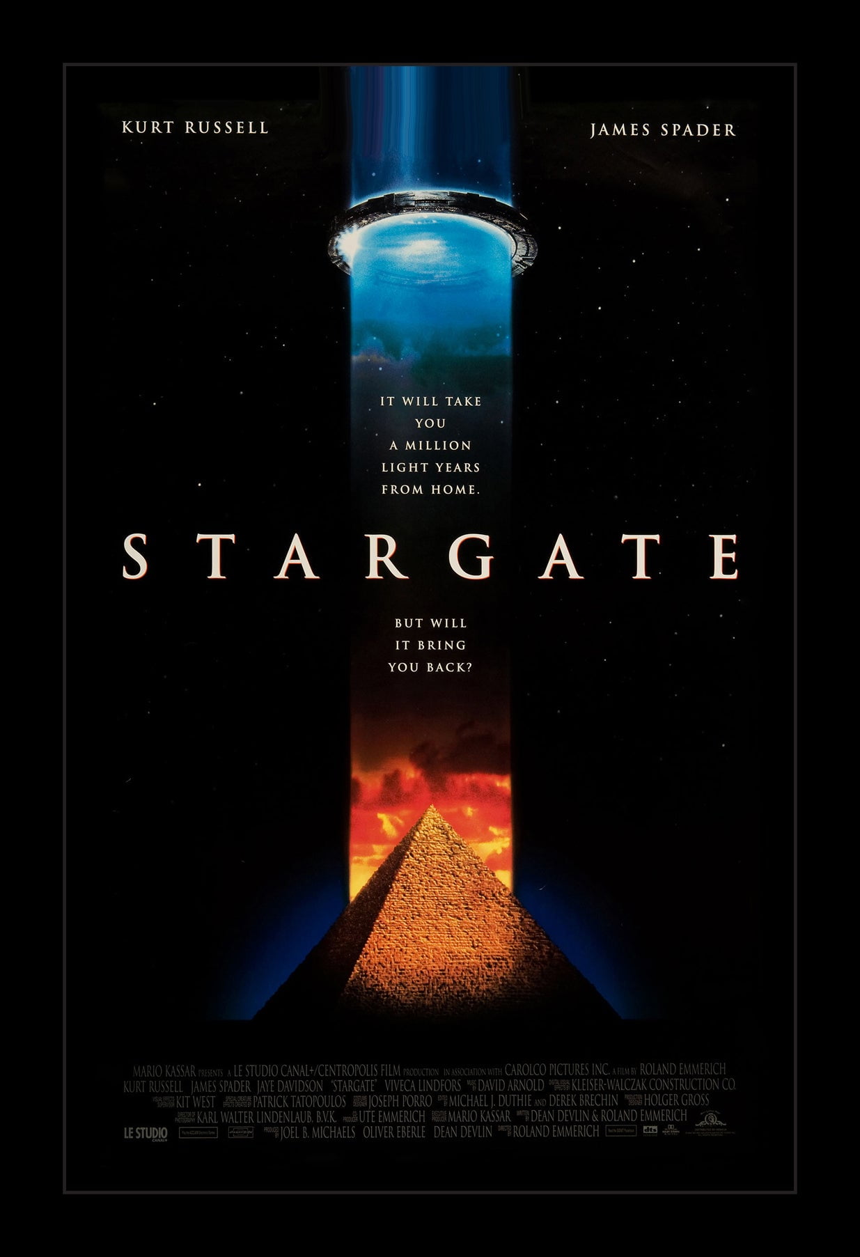 STARGATE - 11x17 Framed Movie Poster - Walmart.com