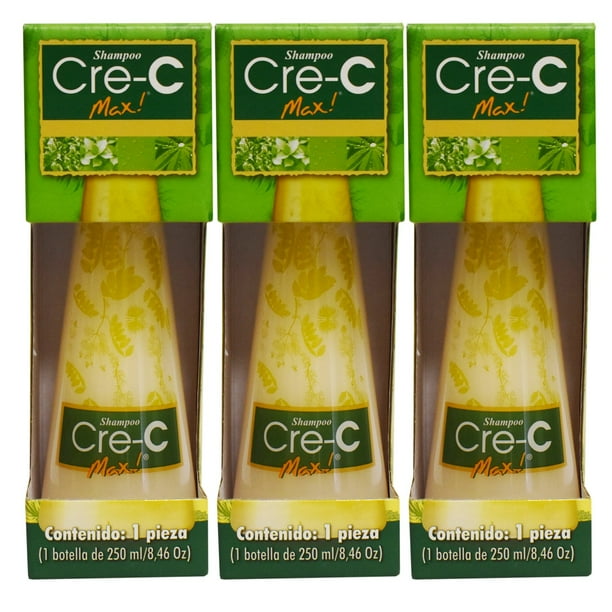 Champú Cre-c Max Hair Growth 3 botellas de 250 ml con PPC50 | Bodega ...