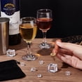 1Pc Golden Tone Brass Stamp Head with 1Pc Rectangle Velvet Pouches and ...