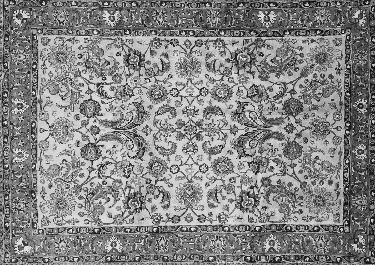 Ahgly Company Indoor Rectangle Persian Gray Traditional Area Rugs, 2' x ...