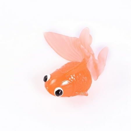 12PCS Goldfish Toy Artificial Mini Fish Toy Fish Tank Decoration Party ...