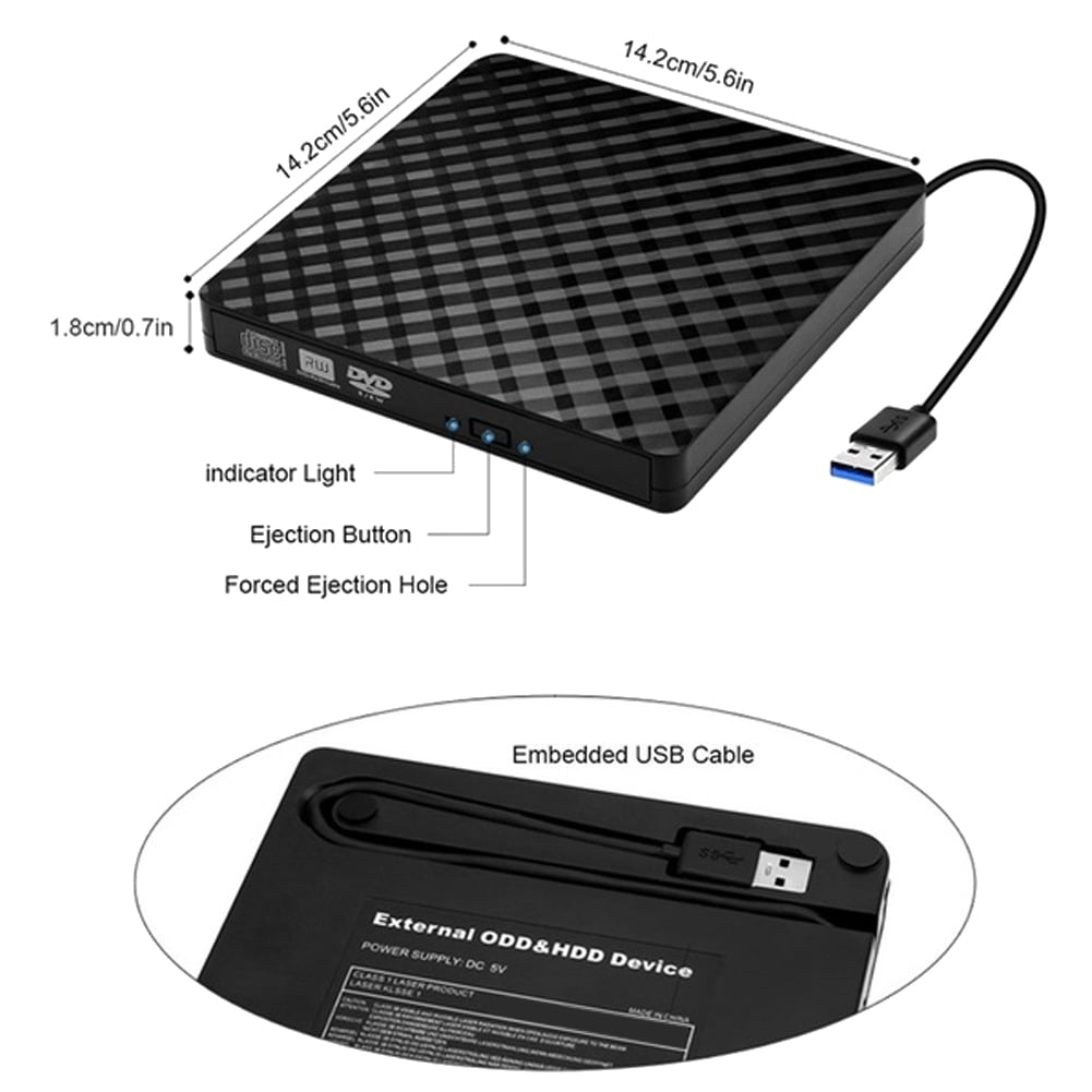 Click here for Unbranded External Cd Dvd Drive  Usb 3.0 And Type-... prices