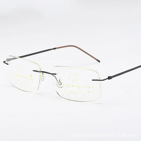 Ultra-light smart near-use multi-focus reading glasses smart zoom ...