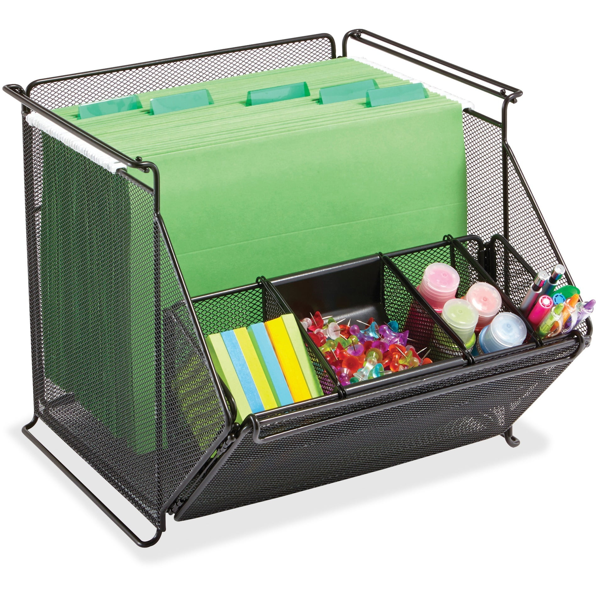 Onyx Stackable Mesh Storage Bin - Walmart.com