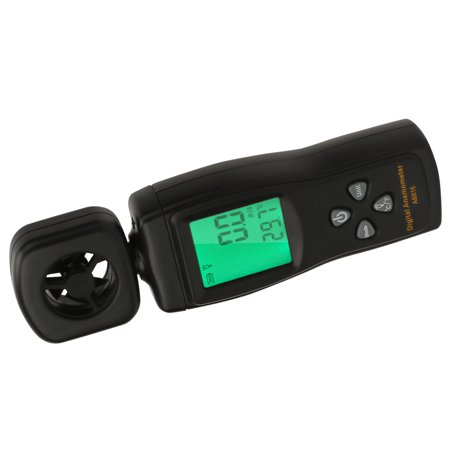Auto/Manual Off Digital Anemometer, Air Speed Meter, Hiking Kiting ...