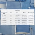 Children's Elastic Waist Workwear Jeans Five-pocket Pants Medium To ...