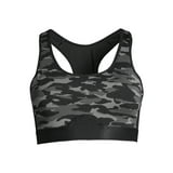 Layer 8 Women's Camo Print Racerback Sports Bra - Walmart.com