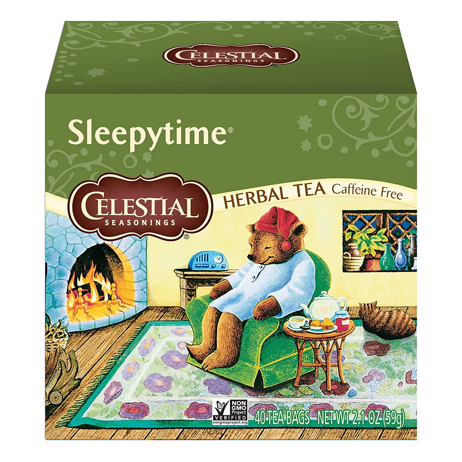 Celestial Seasonings Sleepy Time Herbal Tea - 40 Tea Bags - Walmart.com