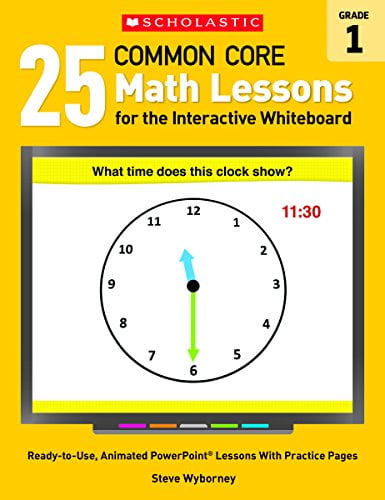 Pre-Owned 25 Common Core Math Lessons for the Interactive Whiteboard ...
