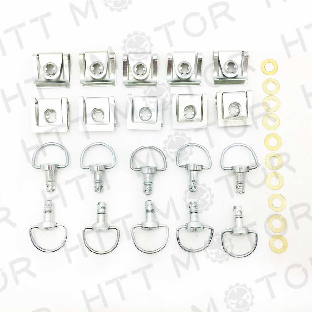 HTT- 1/4 Turn Quick Release Fasteners 15mm Turn Race Fairing Quick ...