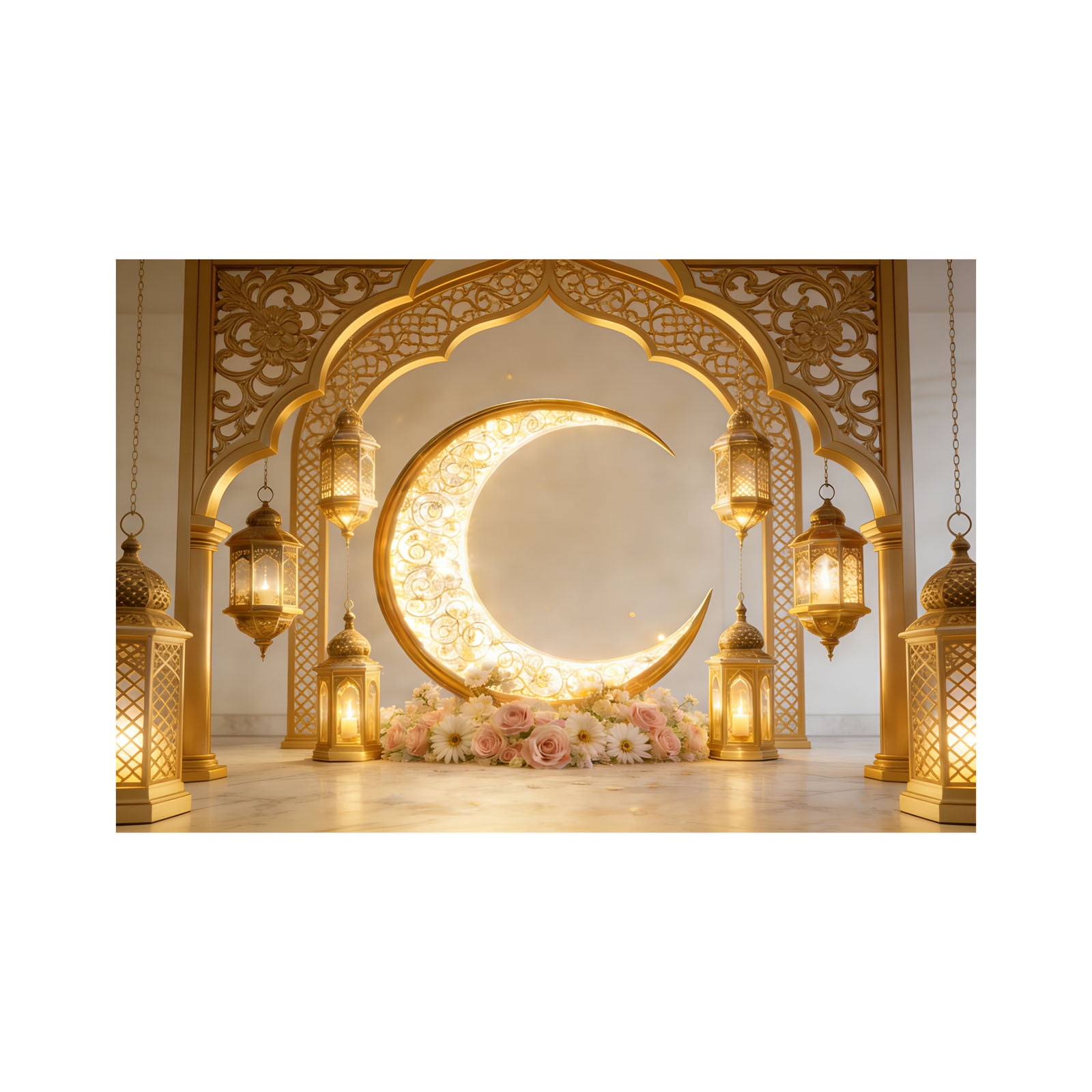 Click here for Tielutt Large Scale Wall For Eid Al Fitr During Fo... prices