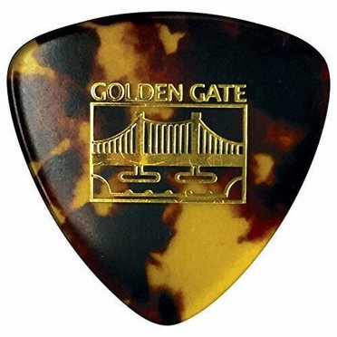 Golden Gate MP-12 Deluxe Tortoise Style Mandolin Pick - Rounded ...