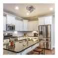 3-Light Semi Flush Mount Ceiling Light, Dimmable LED Directional ...