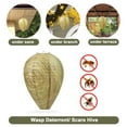 Naler Paper Wasp Nest 4 Pack - Decoys Safe Hanging Fake Wasp Deterrent ...