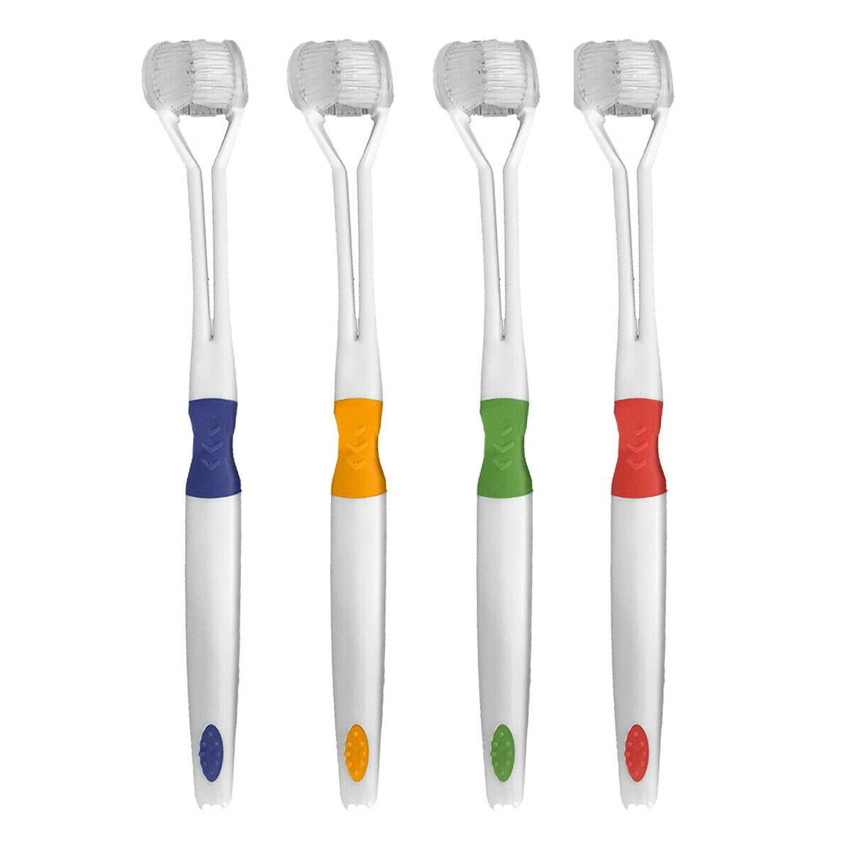 Special 3 Sided Tooth Brush Autism ADHD Sensory Childs Disabled Fashion ...