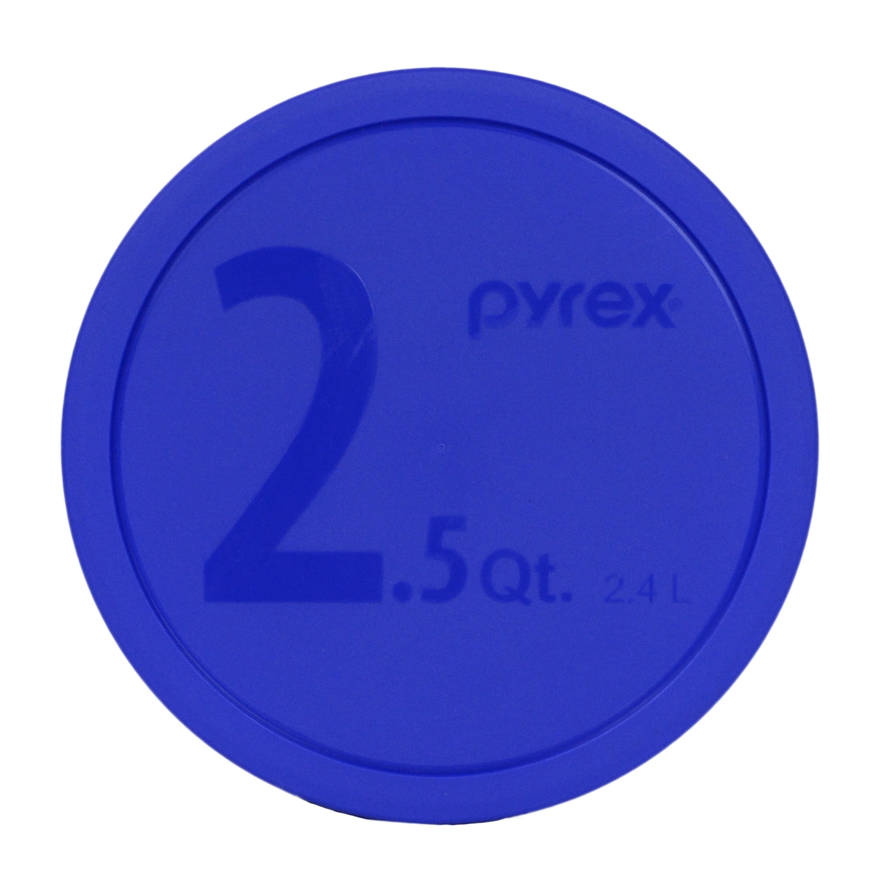 Pyrex Replacement Lid 325-PC Blue Plastic Round Cover for Pyrex 325 2.5 ...