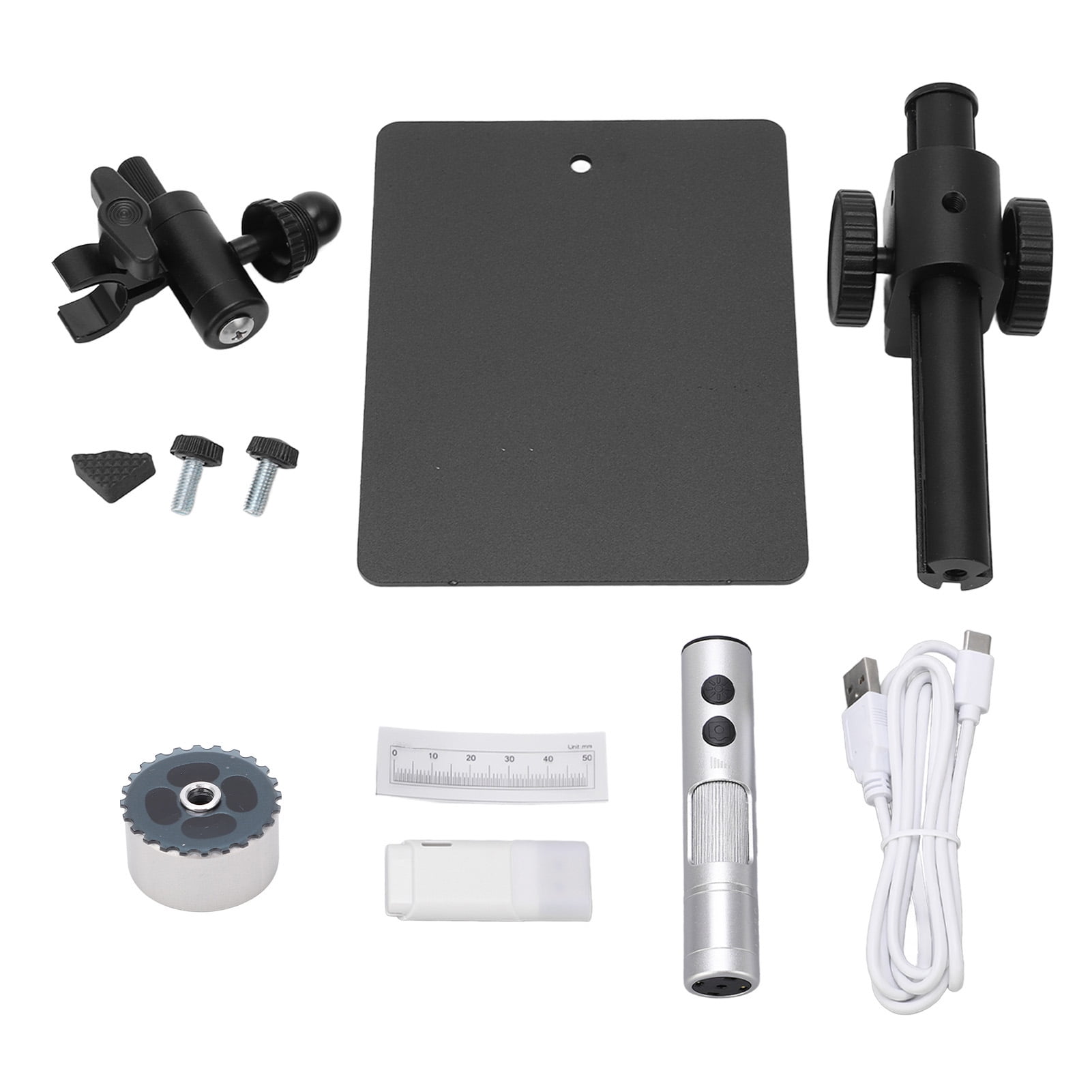 Handheld USB Microscope 12MP 3840 X 3104 Continuous Zoom Lens Aluminum ...