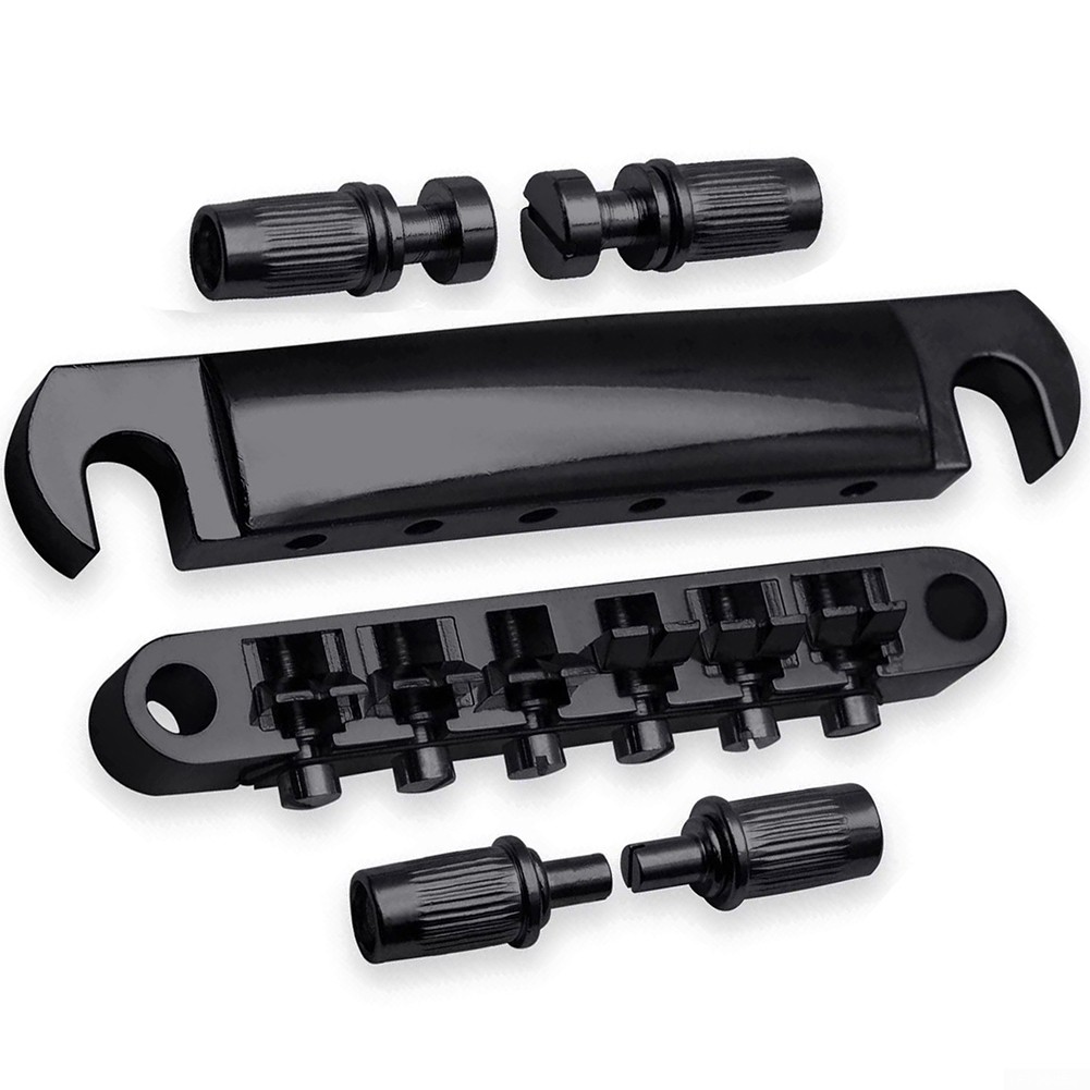 1 Set of 6 Strings Tune-O-matic Bridge Tailpiece w/ Posts for LP ...