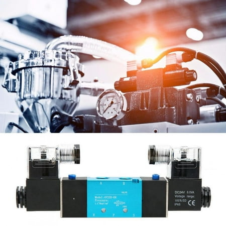 Solenoid Valve 2 Position Valve 5 Way Valve Air Solenoid Valve 4V220-08 ...