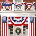 2x20 Ft Red White and Blue Banner Decorations 3 Pack,4th of July ...
