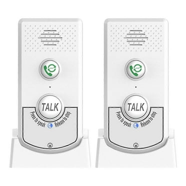 HOSMART Two-Way Wireless Intercom System, 1000ft Range, Indoor Voice ...