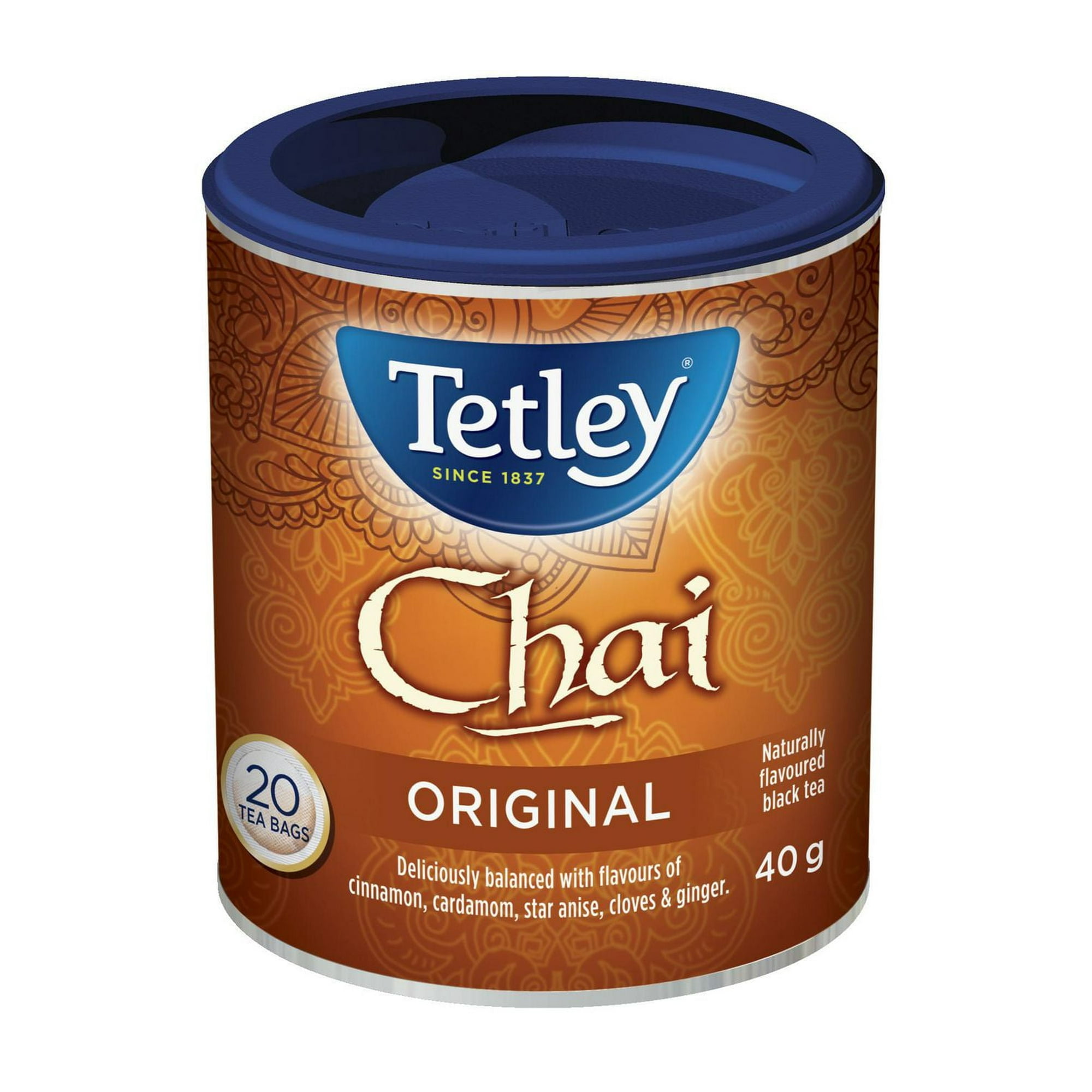 Click here for Tetley Tea Tetley Chai Tea 40 G prices