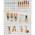 INCLY 120 PCS Heavy Duty Pegboard Hooks Set for Tools, Suitable for 1/4 ...