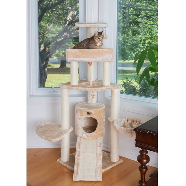Armarkat real wood Cat Tree Model A5806, Beige - Walmart.com