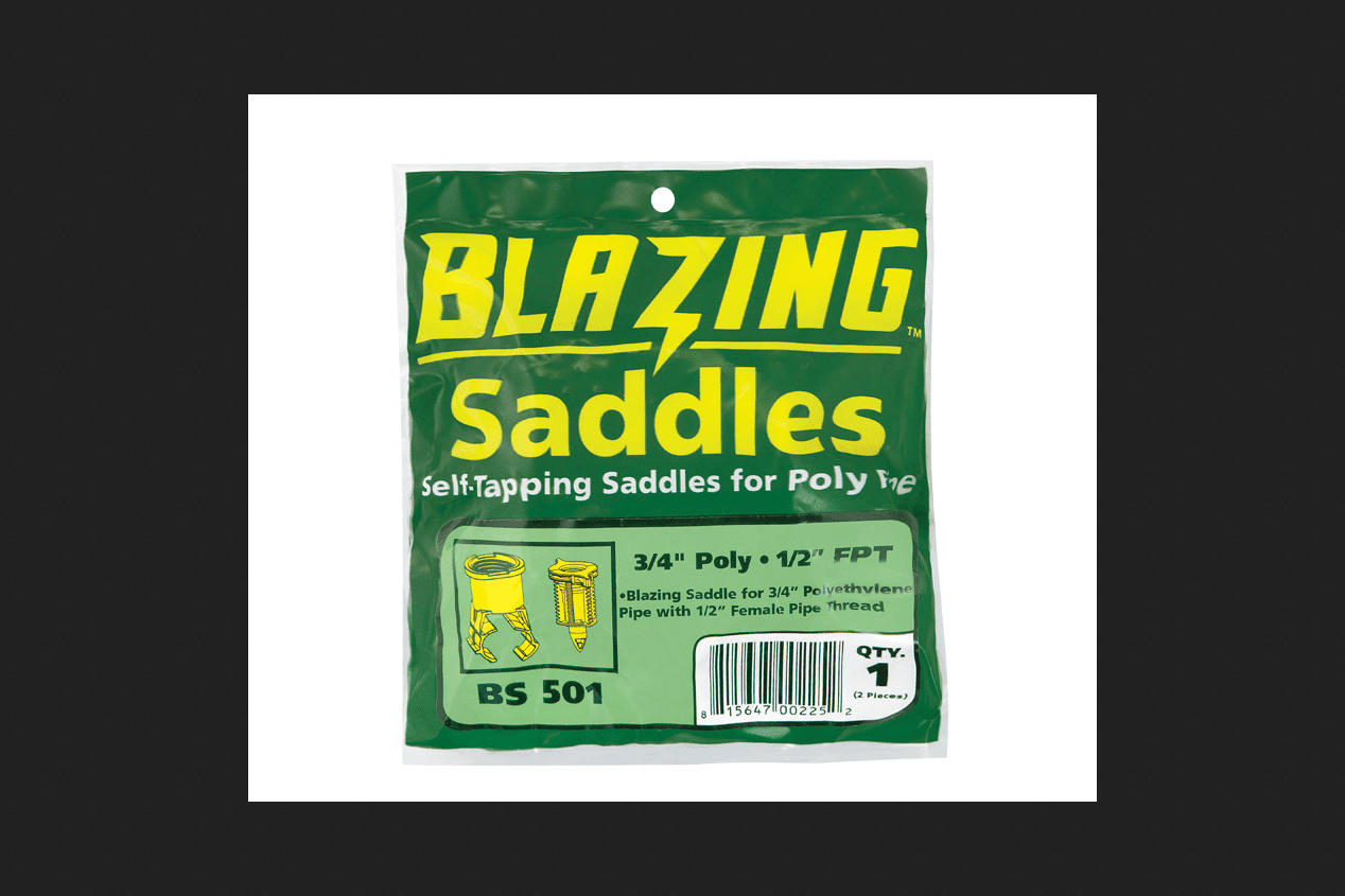 Blazing Products BS501-1 0.75 x 0.5 in. Self Tapping Saddle ...