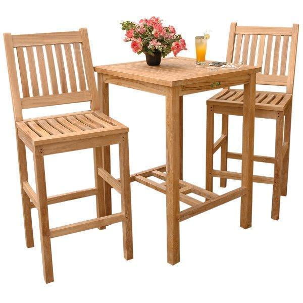 Bahama Avalon 3-Pieces Square Bar Set - Walmart.com