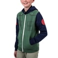 Bioworld Naruto Anime Classic Kakashi Jonin Boys Cosplay Zip Up Hoodie ...