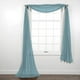 Solid Sheer Window Scarf | Decotex - Walmart.com