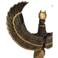 13" Isis Egyptian Goddess of Magic and Love Statue Black and Gold Color ...