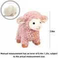 Adorable Simulation Lamb Plush Toy-Soft Fluffy Stuffed Sheep Doll ...