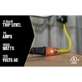 Woods 2879 14/3 SJTW Right Angle GFCI with Lighted End, 6-Feet, Yellow ...
