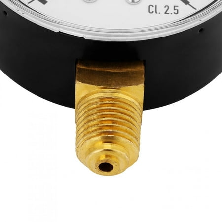 Pressure Gauge, 1/4 "NPT Thread Pressure Gauge Air Oil Water Pressure ...