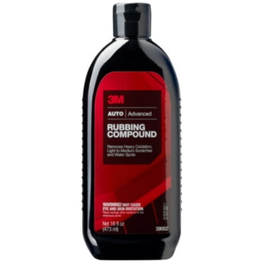 3M Rubbing Compound, 03900, 8 oz - Walmart.com