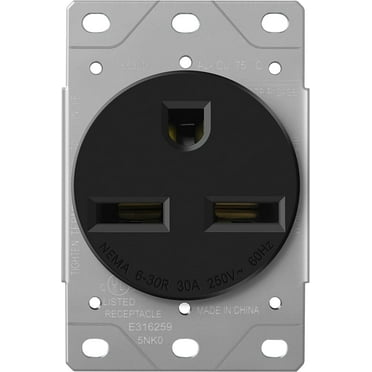 ENERLITES 30 Amp Dryer Receptacle Outlet NEMA 10-30R | Residential ...