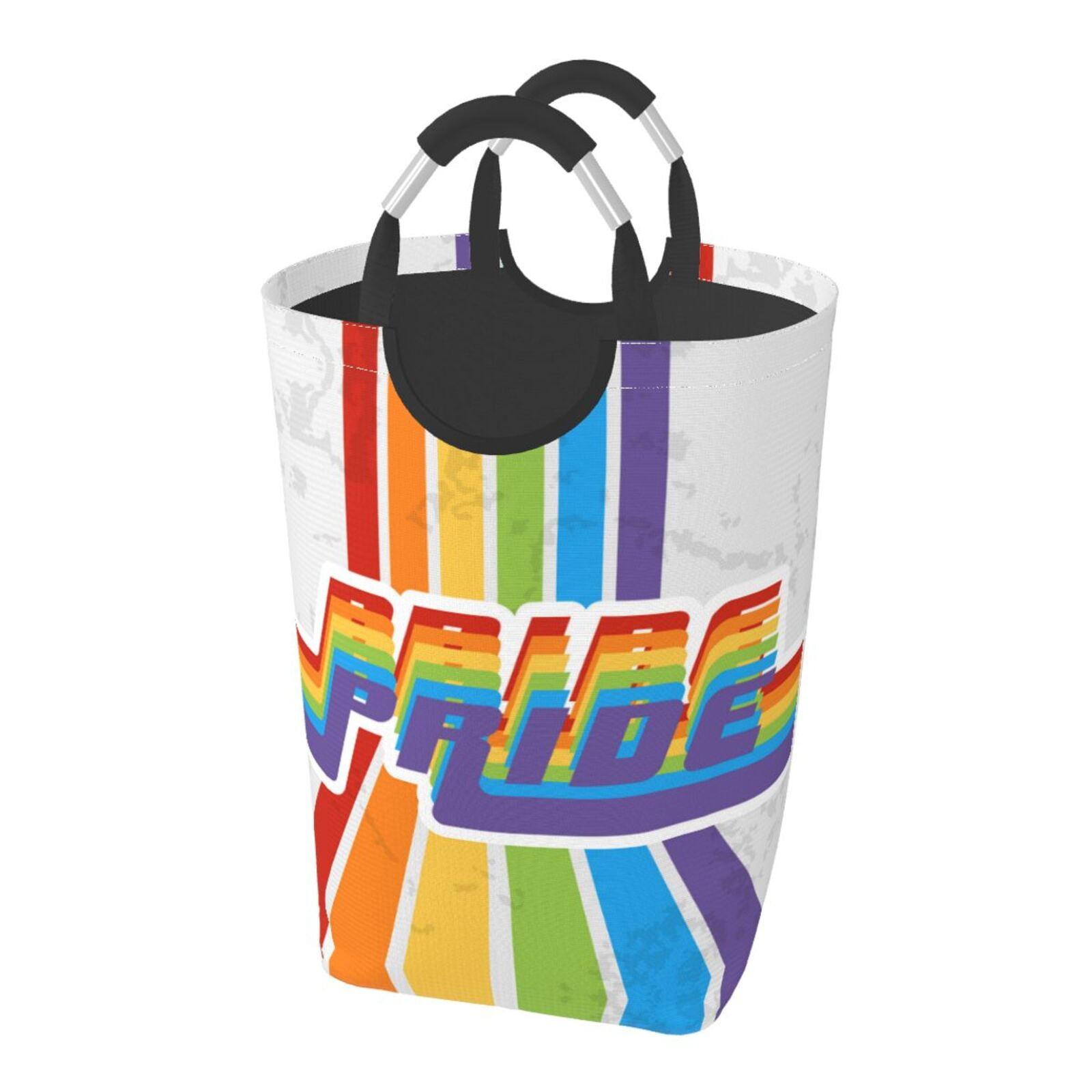 Lgbt Pride Rainbow Rectangular Laundry Basket Organizer , Collapsible ...