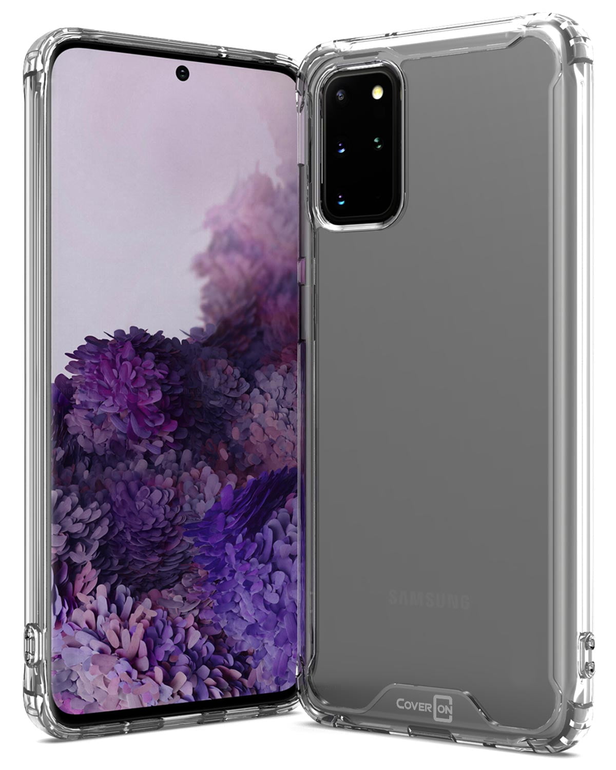 CoverON Samsung Galaxy S20 Plus Case Clear Slim Fit Hard Protective ...