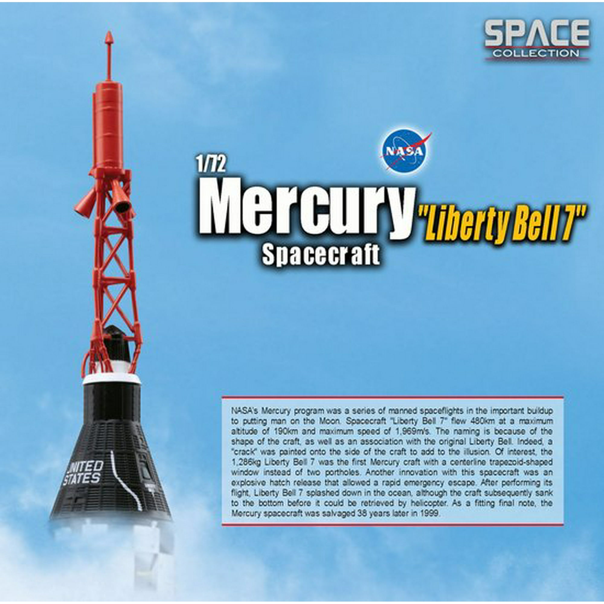 Liberty Bell 7 Spacecraft Model