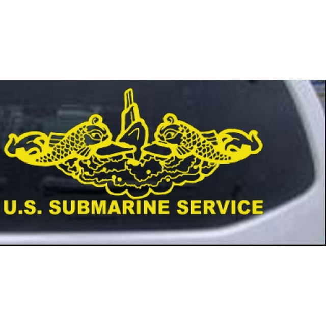 U.S. SUBMARINE SERVICE Car or Truck Window Decal Sticker - Walmart.com