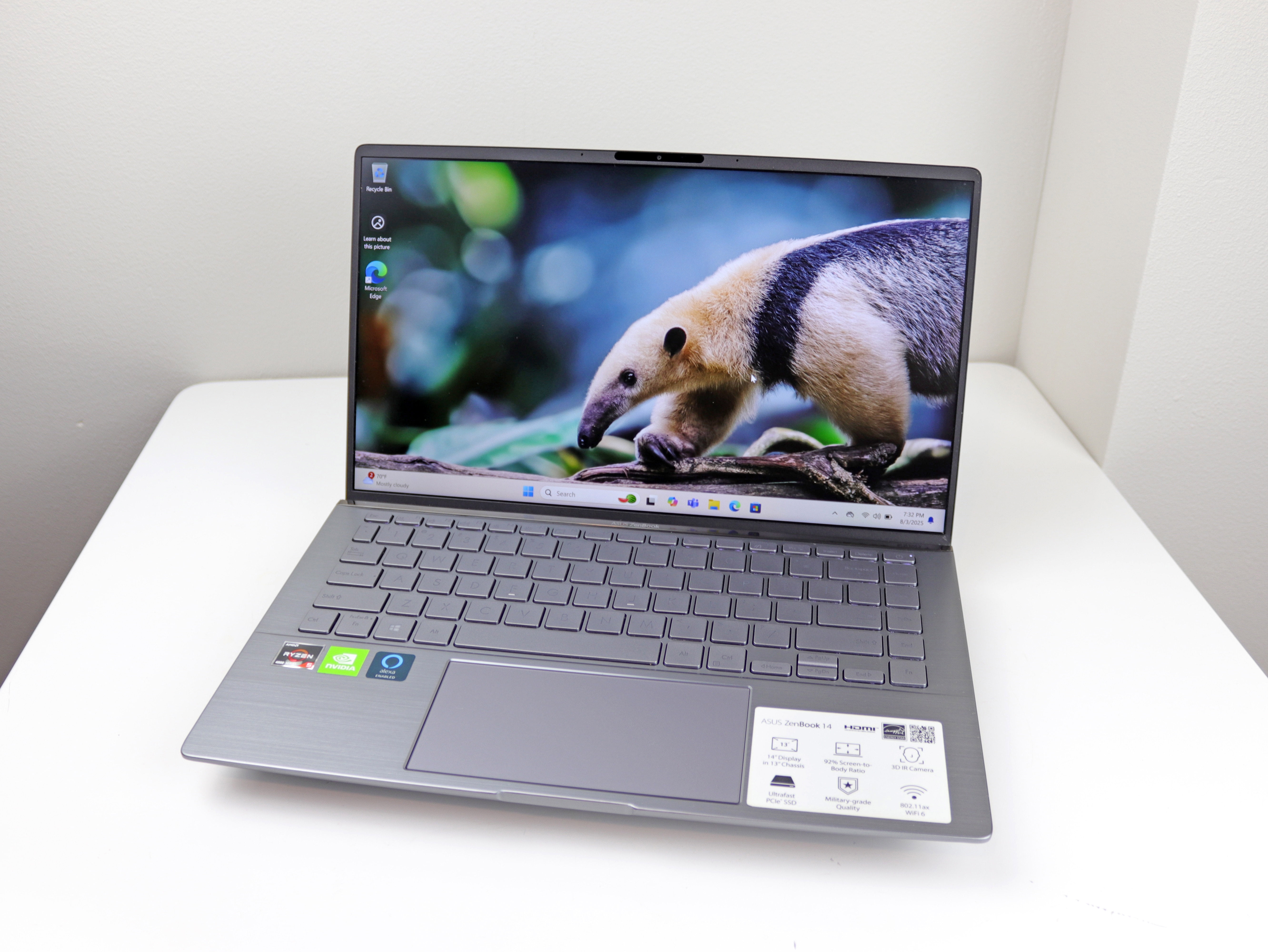 Pre-Owned ASUS Zenbook UX434IQ 14" Laptop Ryzen 5 4500U 8GB RAM 256GB ...
