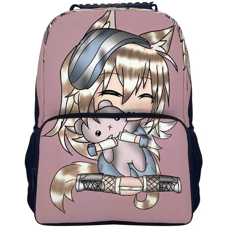 16 Inch Shoulder Backpack Gacha Life 40x28x16cm School Laptop Backpack ...