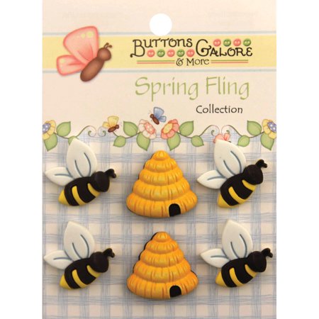 Spring Fling Buttons-Busy Bees | Walmart Canada