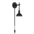 Nathan James Tamlin Wall Mounted Sconce 1-Light Fixture with Plugin and ...