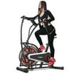 Titan Fitness Indoor Workout Cardio Stationary Fan Bike, 114 LB, Black ...