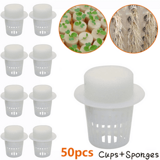 Exotower Hydroponic Net Cups - Net Pots for Plants - Hydroponic Plant ...