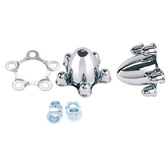 Bullet-Style Spider Cap Wheel Hub Cover Kit, 5 on 4.5 Inch - Walmart.com